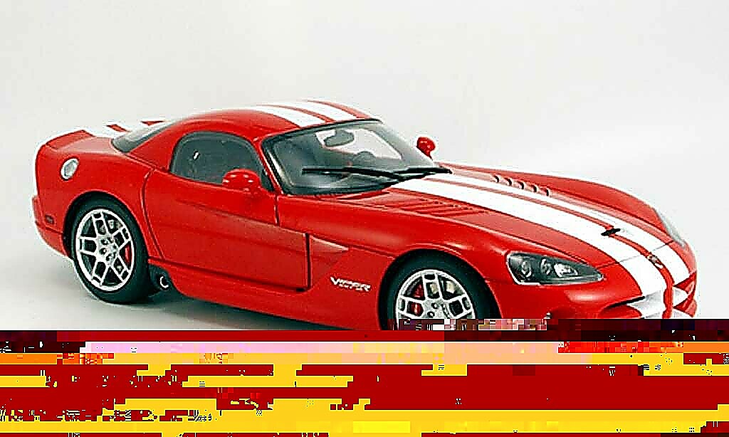 Miniature Dodge Viper SRT 10 1 18 Autoart SRT 10 Coupe Rouge Avec Miniature Dodge Viper SRT 10 1 18 Autoart SRT 10 Coupe Rouge Avec