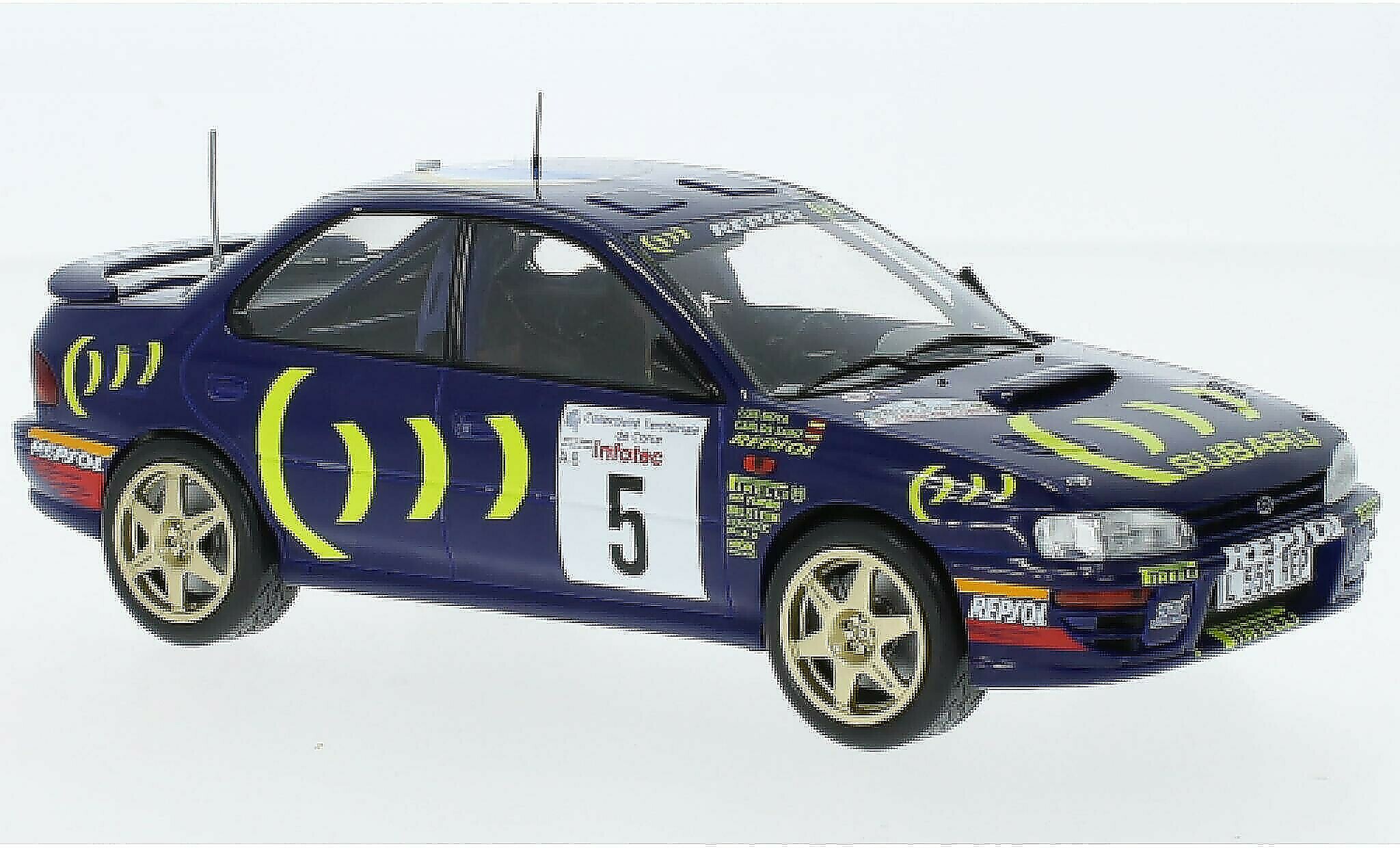 Miniature Subaru Impreza 1/18 Solido 22B No.3 Rallye WM Rallye Monte ...