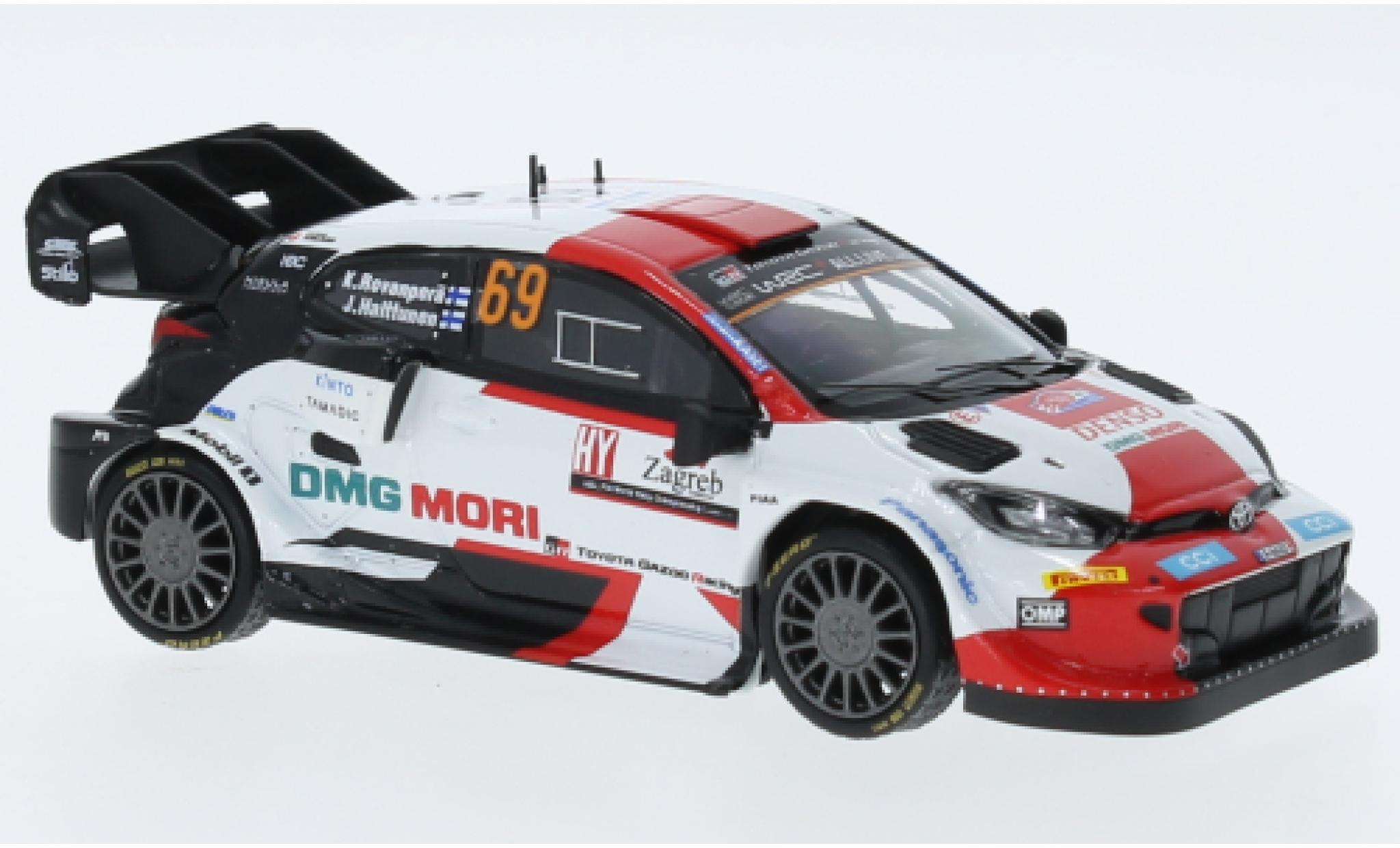 Miniature Toyota Yaris 1/43 IXO WRC No.1 Gazoo Racing DMG MORI Rallye ...