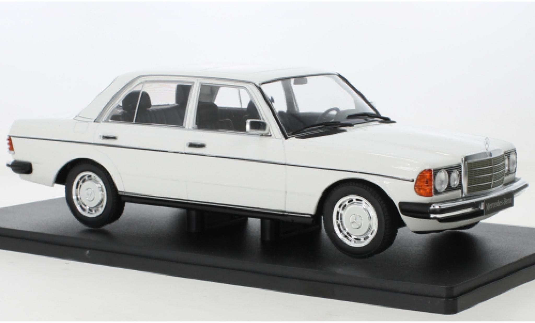 Miniature Mercedes 200 1/18 Norev (W123) Blanche Mit AMG-Bodykit ...