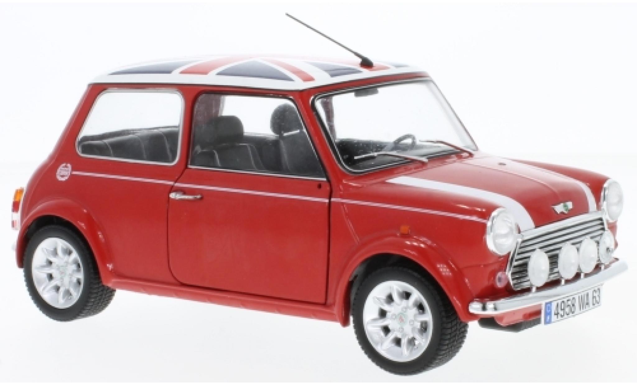 Miniature Mini Cooper 1/24 Maisto Matt-noire/blanche - Voiture ...