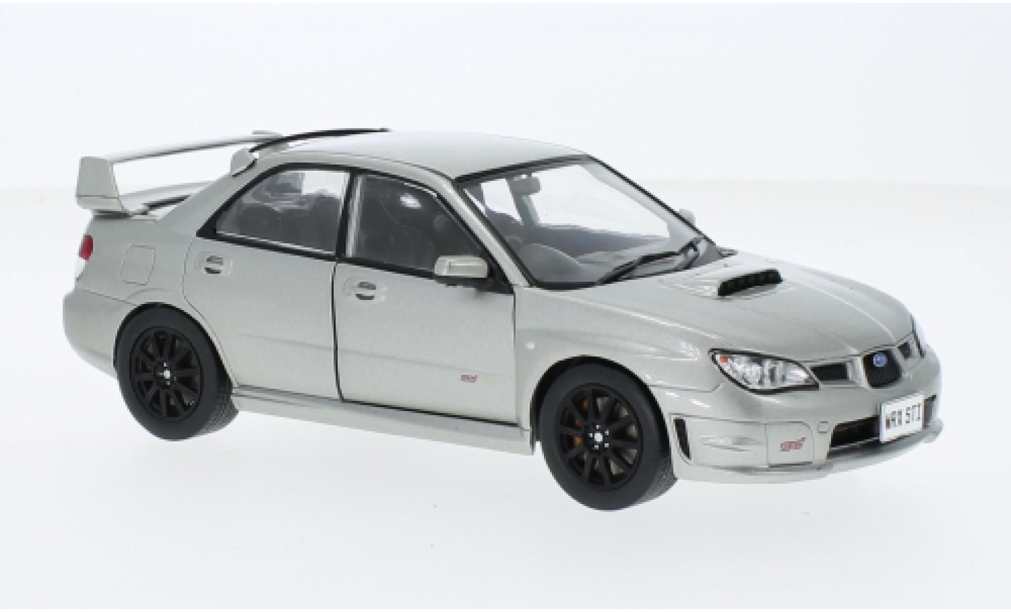 Miniature Subaru Impreza WRX 1/18 Autoart STI WRX Blanche 2006 - Voiture-miniature.com